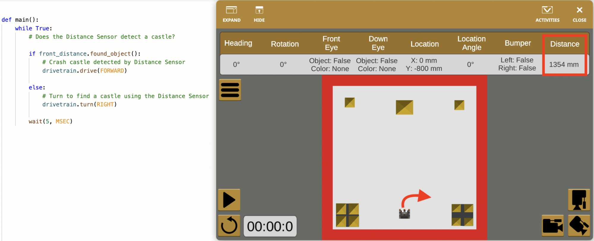Unit 9 Developing Algorithms Lesson 4 Dynamic Castle Crasher Challenge Vex Education